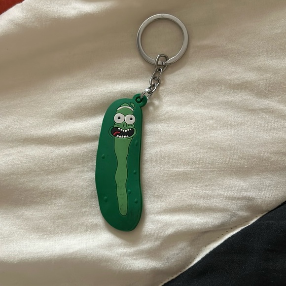 Storage & Organization | Pickle Rick Keychain | Poshmark